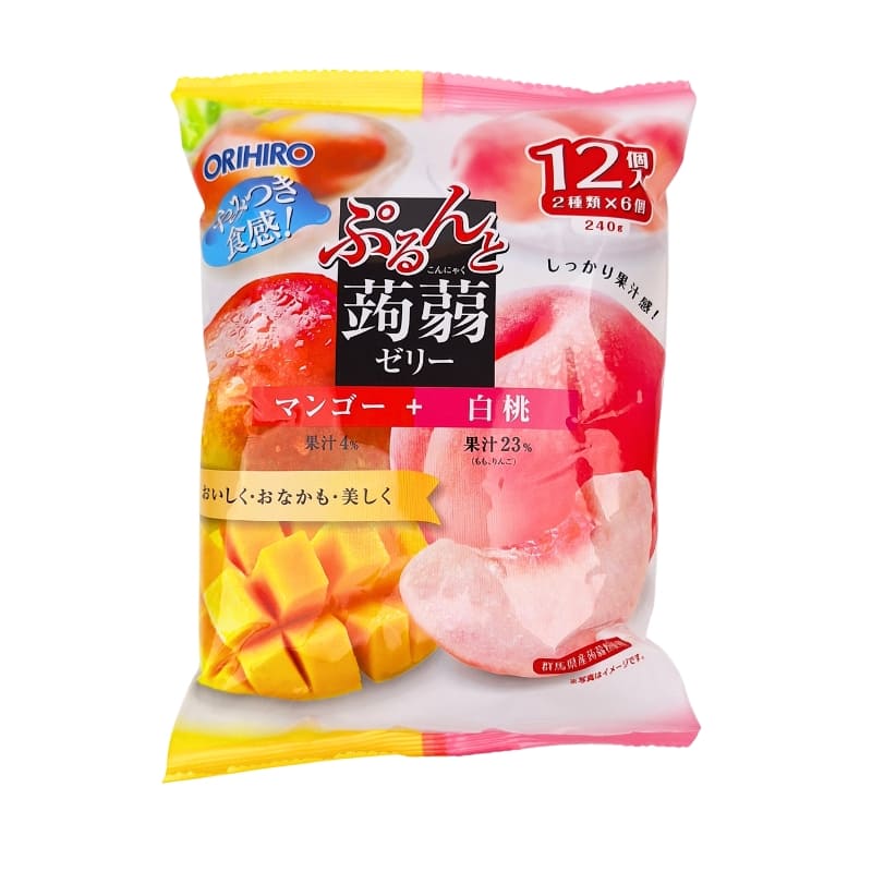 Gelée de Konjac Mangue & Pêche Orihiro | Univers du Japon