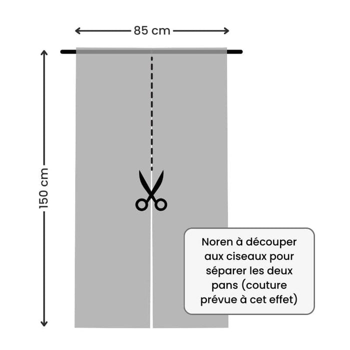 Noren Japonais Cherry Blossom | Univers du Japon
